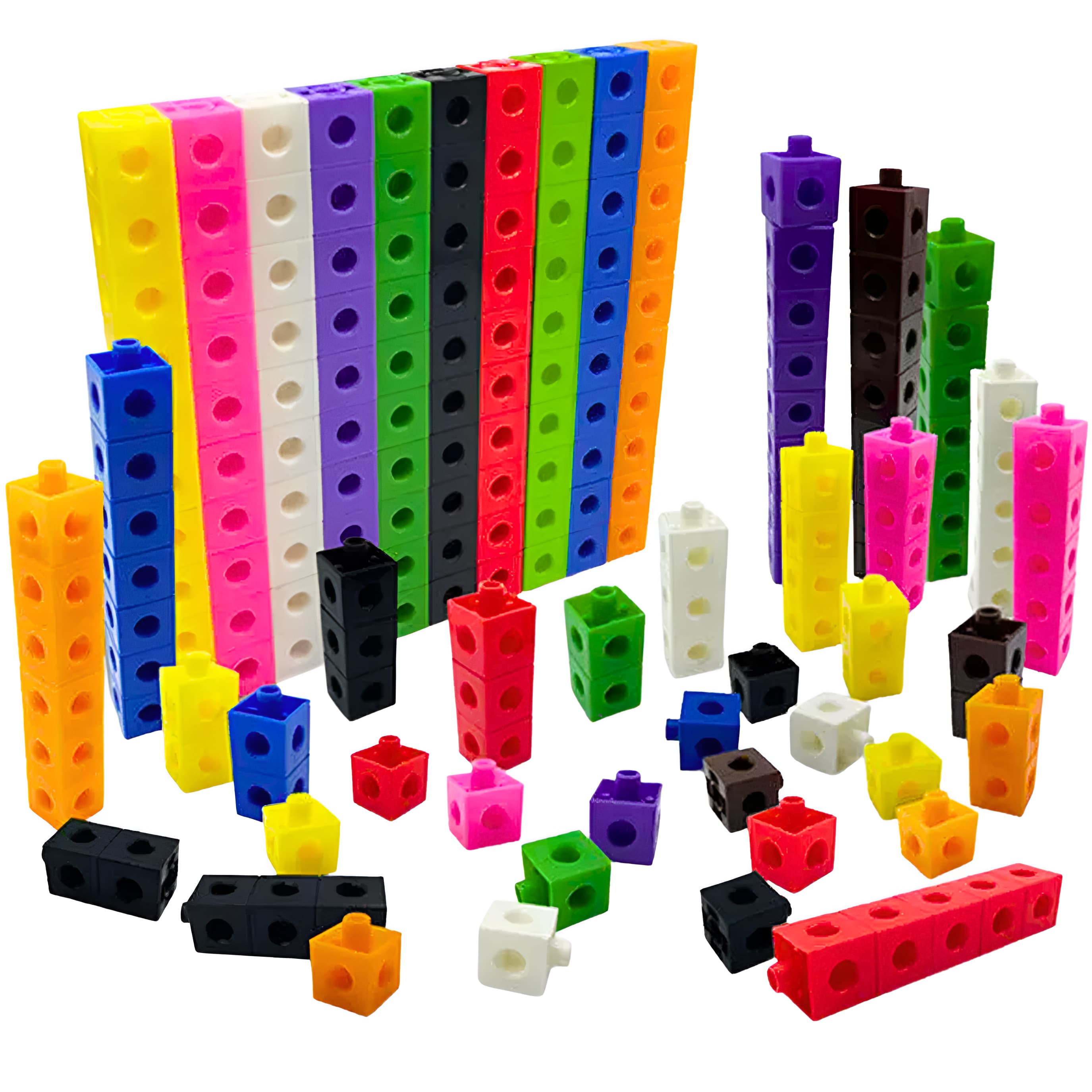 Cubos multiencaje unifix 100 unidades – Dacplay Chile