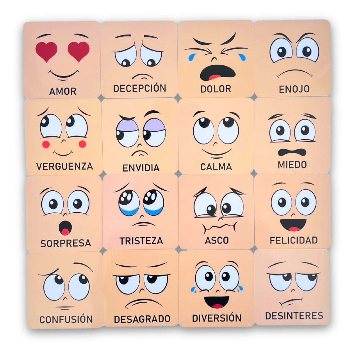 Memorice Emociones - Memorices para niños – Dacplay Chile